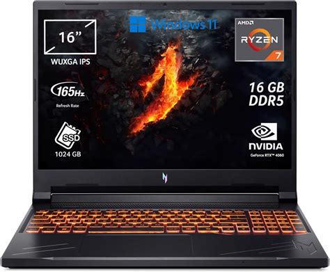 Acer Nitro V Anv R E Notebook Gaming Processore Amd Ryzen Hs Ram Gb Ddr