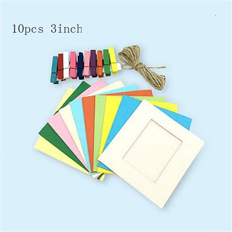 Cute Cat Shape Kraft Paper Photo Frame For Picture Grandado