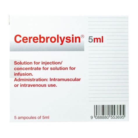 Cerebrolysin 5 Ml 5 Ampoules Tdawi Usa