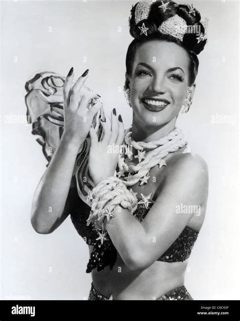 Carmen Miranda 1909 1955 Portugese Brazilian Samba Singer And Film