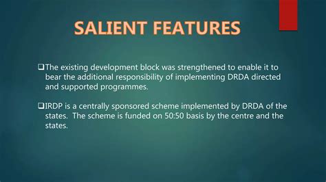 Integrated Rural Development Programme Pptx