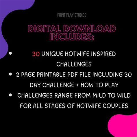 Hotwife Challenge 30 Hotwife Dares In 30 Days Vixen Wife Couple