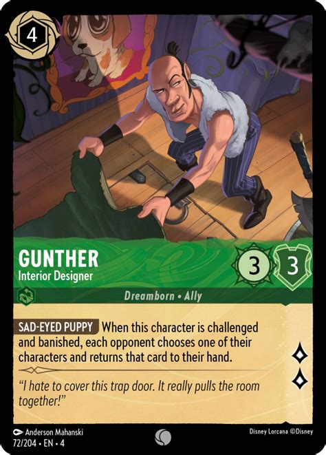 Gunther Character Mushu Report Lorcana Wiki