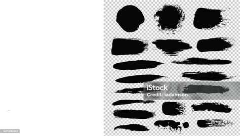 Black Blobs Big Set Stock Illustration Download Image Now Abstract Art Art And Craft Istock