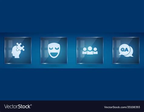 Set Solution To Problem Comedy Theatrical Vector Image