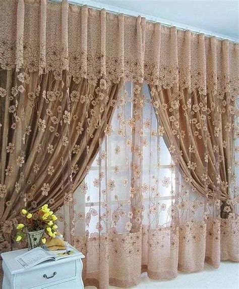 Горячая красивая новый кружево серый цветочные шторы 600 см в ширину ...