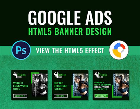 Html5 Banner Ads Animated Html5 Behance