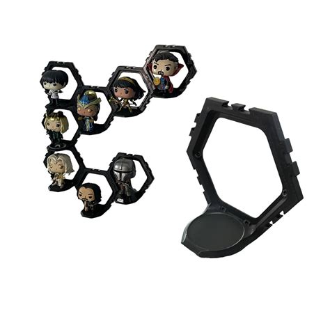 Funko Pop Floating Hex Shelves Wall Stand Etsy