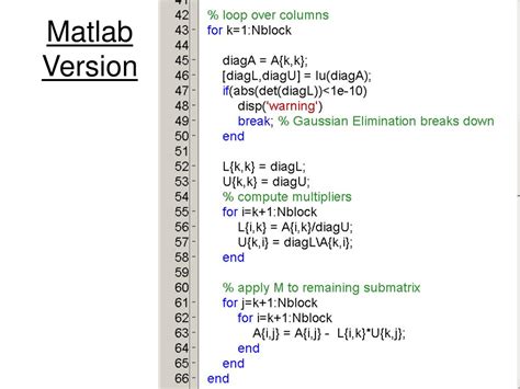 Ppt Block Lu Factorization Lecture 24 Powerpoint Presentation Free