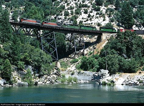 Wp 3064 Western Pacific Ge U30b At Tobin California By Steve Patterson Train Photography