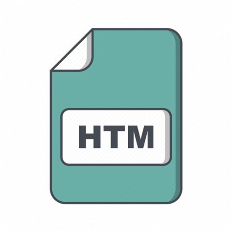 htm file format extension icon download on iconfinder