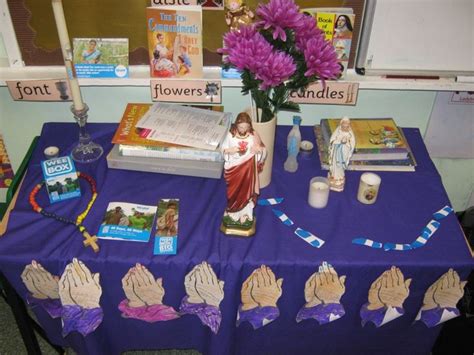 17 Best Images About Catholic Prayer Table Ideas On Pinterest