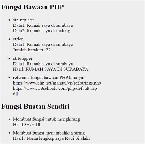 Konsep Dasar Php Dan Cara Menghubungkan Dengan Html Part 6 Rasupe