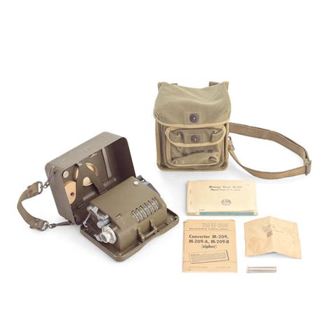 Bonhams A Hagelin M 209 Cipher Machine American 1950s