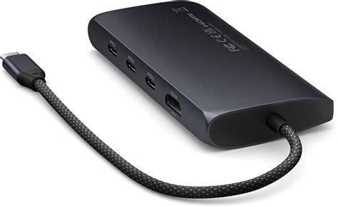 Satechi Usb C Multiport Adapter 8k With Ethernet V3 Midnight St P8ked