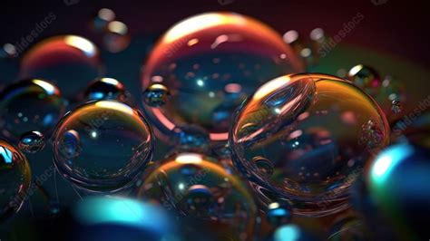 Free Water Bubbles Powerpoint Template Download Free