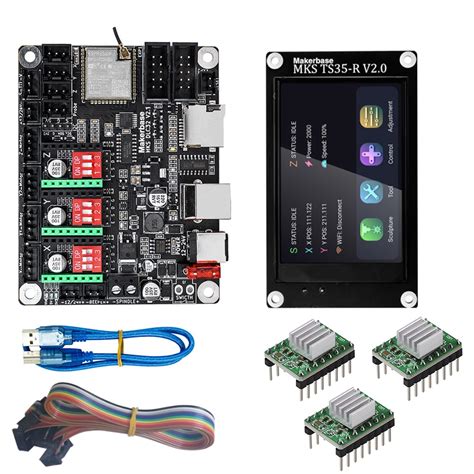 Mks Dlc32 Offline Controller Board Grbl 32bits Cnc Shield Controller