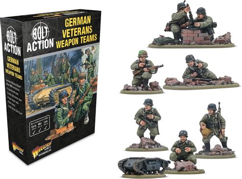 Warlord Games German Army Veteran Weapons Teams 28mm