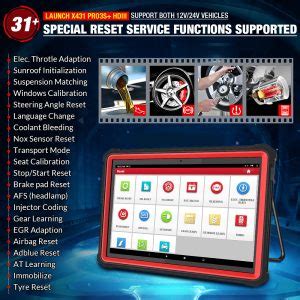 LAUNCH X431 PRO3S HDIII 12V Car 24V Truck Full System Diagnostic Tools Auto Obd Obd2 Code