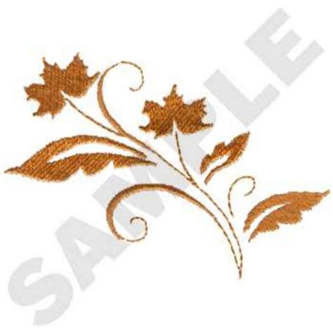 Maple Leaf Scroll Machine Embroidery Design Embroidery Library At
