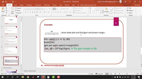 Bode Plot Using MATLAB YouTube