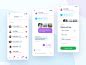 怎么样设计聊天框才能好看又好用来看看今天的案例吧 采集自dribbble com