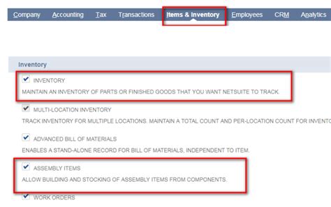 How To Create An Assembly Item In Netsuite