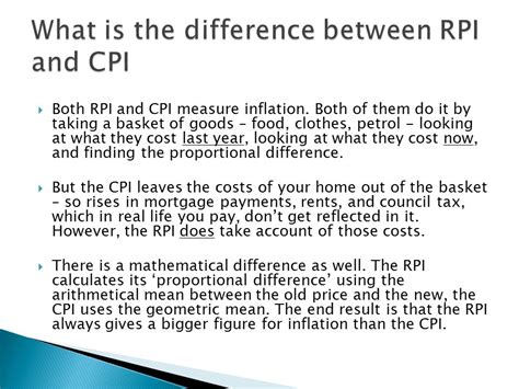 CPI Vs RPI What Is It Comparative Table Infographics 46 OFF