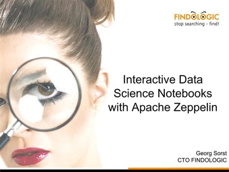 interactive data science notebooks with apache zeppelin ppt