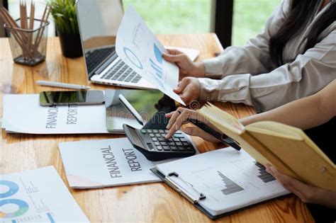 Analyst Team Is Doing Teamwork And Brainstorming About New Strategy