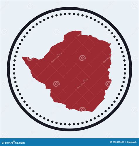 Zimbabwe Round Logos Vector Illustration 205068188