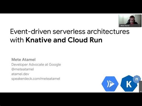 NDC Conferences Talk Event Driven Serverless Architectures Using Knative And Cloud Run From NDC
