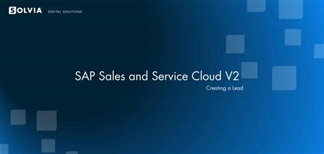 Solvia Digital Solutions On Linkedin Sap Cloud Solvia Letssolvetogether Sap