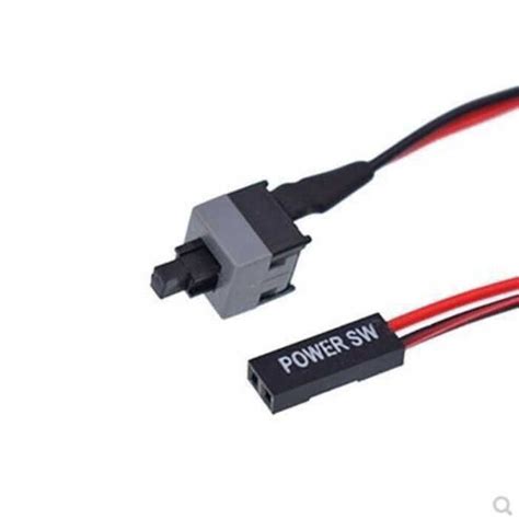 Desktop Computer Host External Switch Restart Cable Chassis Startup