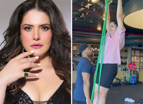 Zareen Khans Impressive Pull Up Workout Inspires Fans To Hit The Gym