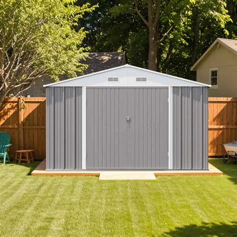 10x12 Metal Storage Shed Built Tough And Fire Resistant