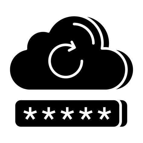 Vector Design Of Cloud Password Reset Vector Art At Vecteezy