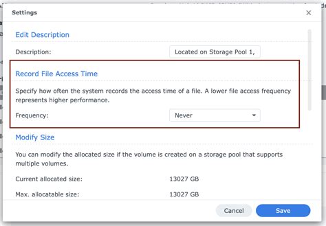 recommended settings on synology nas with btrfs getting started