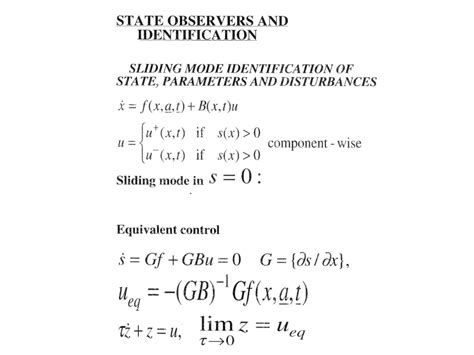 Ppt Design And Simulation Of Adaptive Observers For Linear And Time Varying Systems Powerpoint