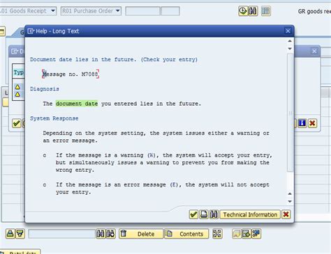 Solved Grn Posting Date Should Not In Future Date Sap Community