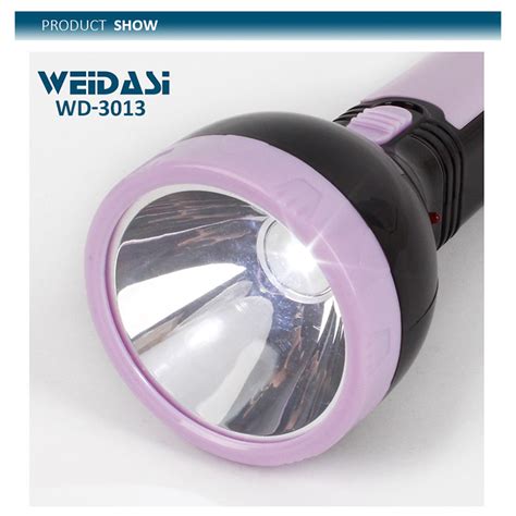 Safety Hand Light Stronglite Rechargeable Flashlight Lamp Plastic Torch