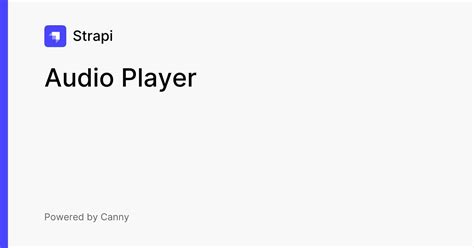 audio player voters strapi