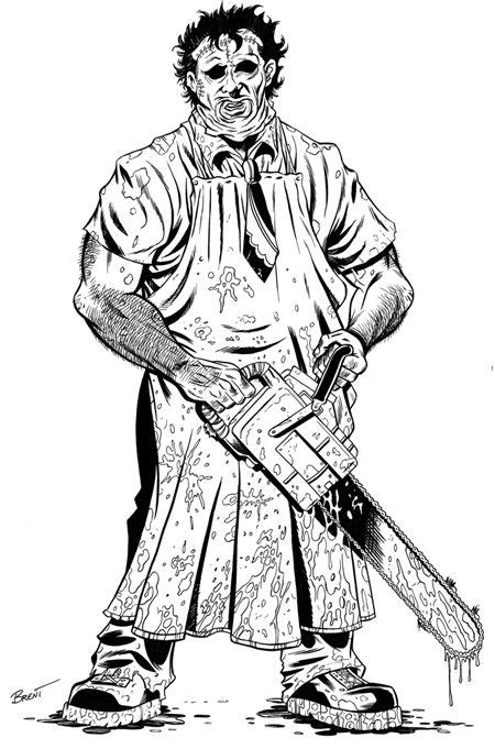 Pagine Da Colorare Di Leatherface