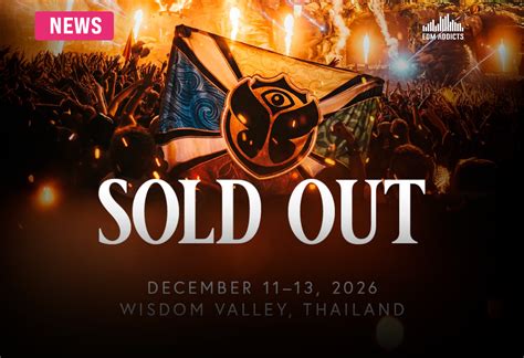 Tomorrowland Thailand 2026 Sells Out 150000 Tickets Gone In Hours