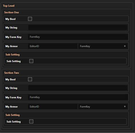 Reflection Powered Settings Mutagen Documentation