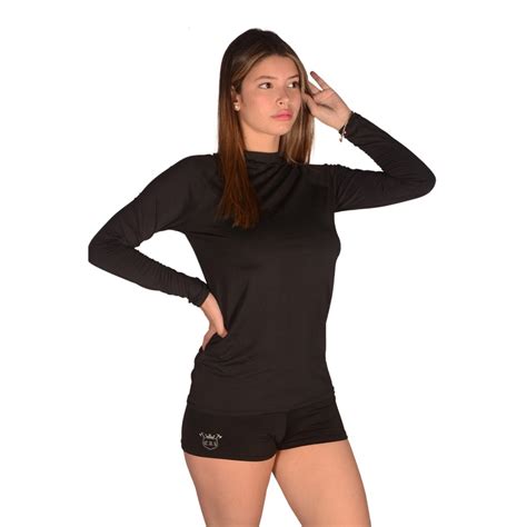 Conjunto Uv Feminina Proteção Solar Uv50 Camisa Segunda Pele Térmica