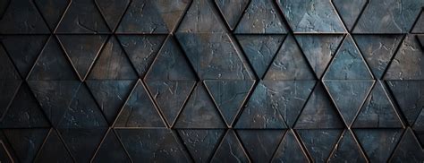 abstract dark triangular pattern background premium ai generated image
