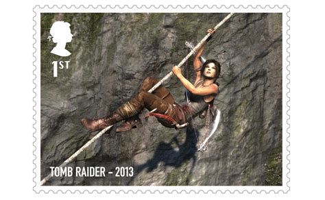 Znaczki Z Tomb Raidera I Innych Kultowych Gier