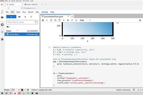 Groundwater Flow Modeling Using Dupuit Approximation With Python And