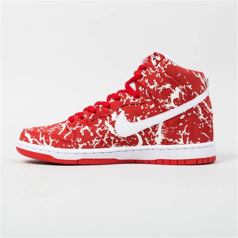 Nike Sb Dunk High Premium Raw Meat Qs Challenge Red White Challenge